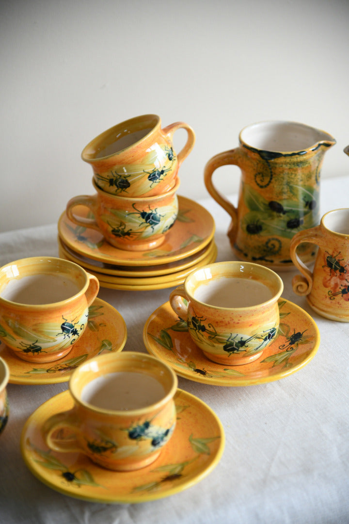 Studio Pottery Beetle Tea Set – Kernow Furniture