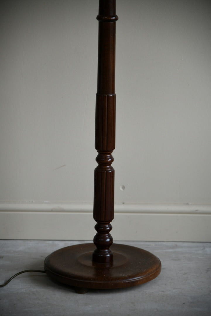 Traditional Wooden Standard Lamp – Kernow Furniture