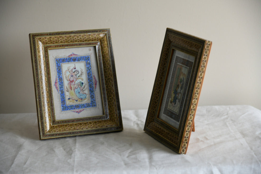 Pair Persian Khatam Frames – Kernow Furniture