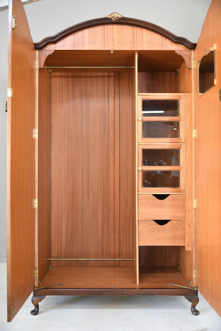 Vintage Butilux Queen Anne Style Wardrobe – Kernow Furniture