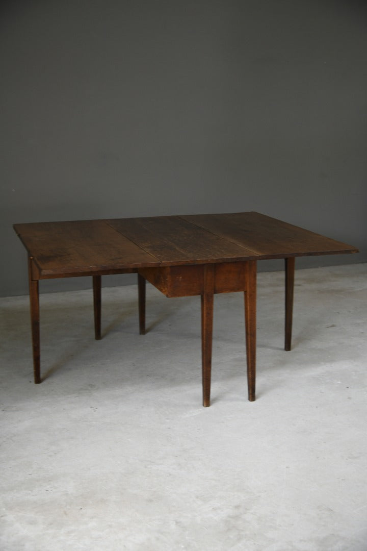 Large Georgian Oak D End Dining Table – Kernow Furniture