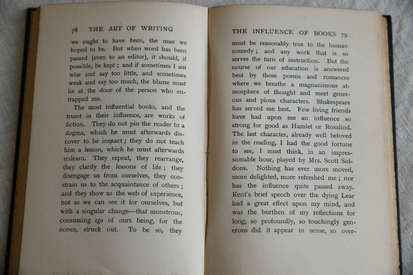 Essays in the Art of Writing - Robert Louis Stevenson – Kernow Furniture