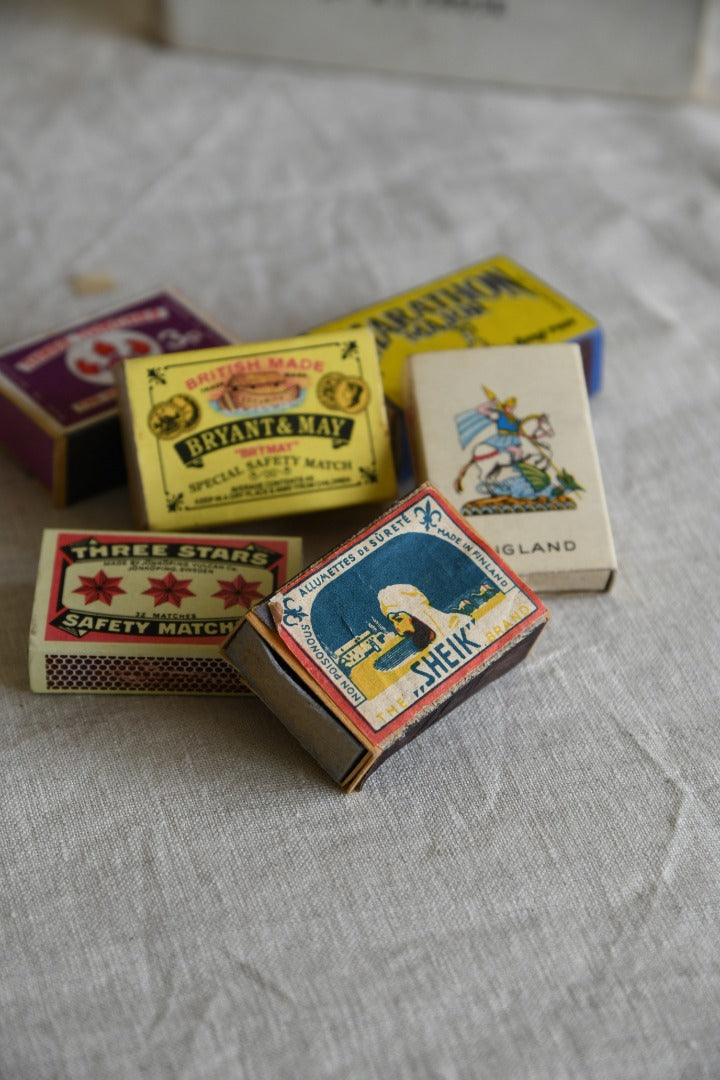 Collection of Vintage Matchboxes & Book – Kernow Furniture