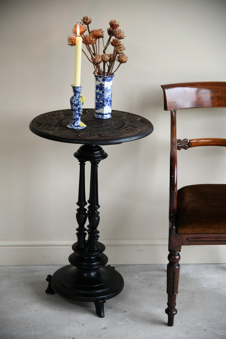 Anglo Indian Carved Occasional Table – Kernow Furniture