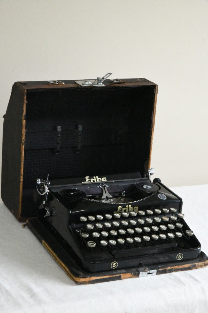 Vintage Erika Typewriter Model 5 Seidel & Naumann – Kernow Furniture