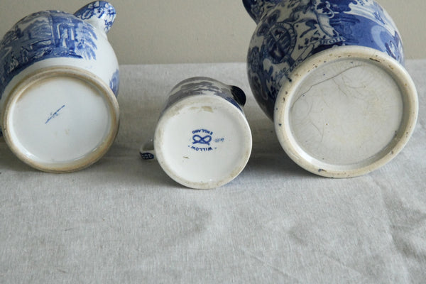 Collection of Blue & White Jugs – Kernow Furniture