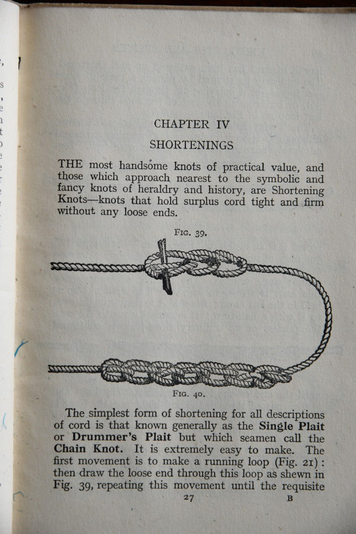 Knots Ties & Splices – Kernow Furniture