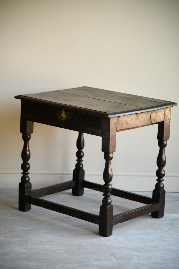 Rustic Oak Side Table – Kernow Furniture