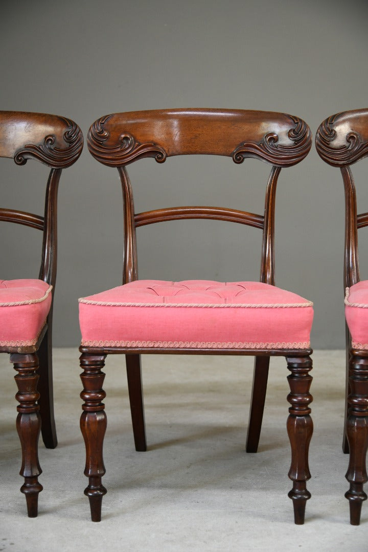 Set 4 William IV Dining Chairs – Kernow Furniture