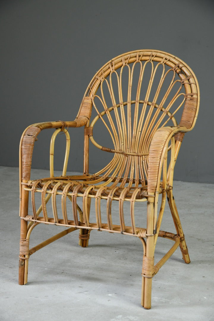 Single Retro Cane Chair – Kernow Furniture