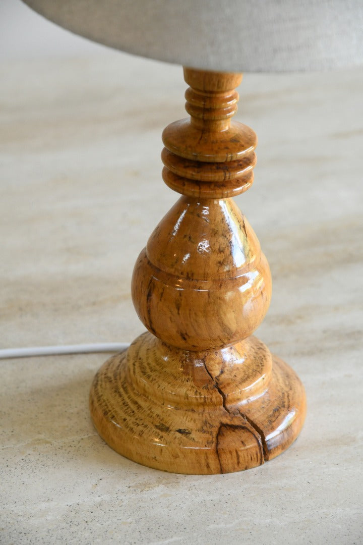 Turned Wooden Lamp – Kernow Furniture