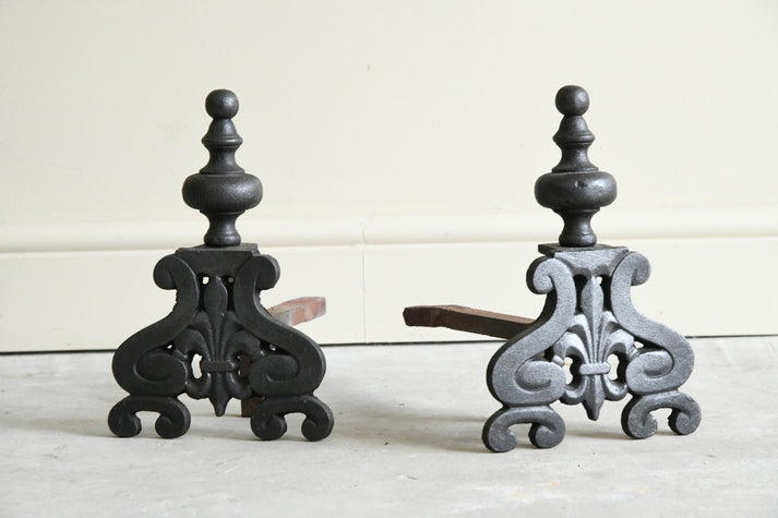 Pair French Style Andirons – Kernow Furniture