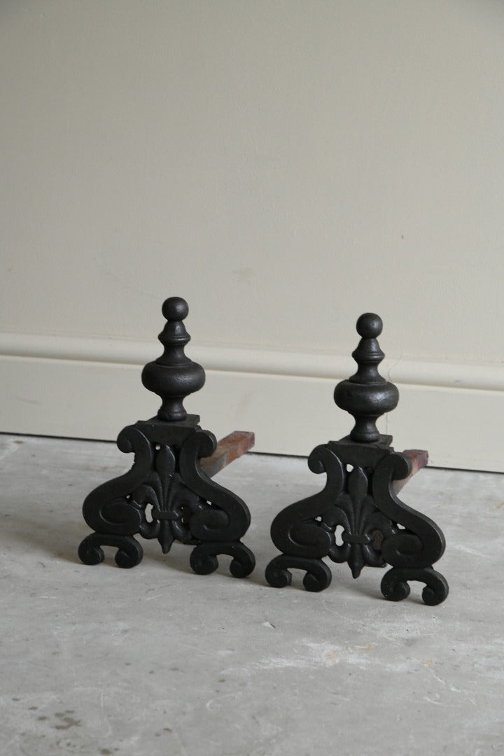 Pair French Style Andirons – Kernow Furniture