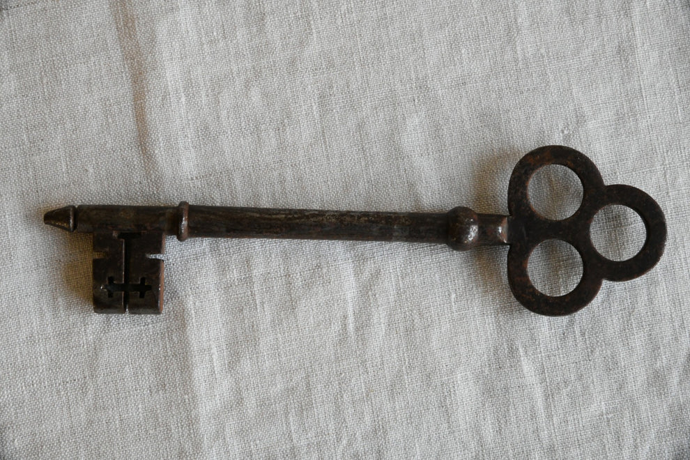 Large Antique Church Door Key – Kernow Furniture