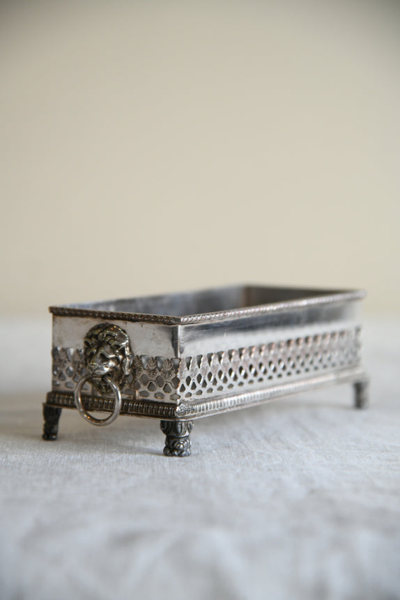 Vintage Sheffield Plate After Eight Holder – Kernow Furniture
