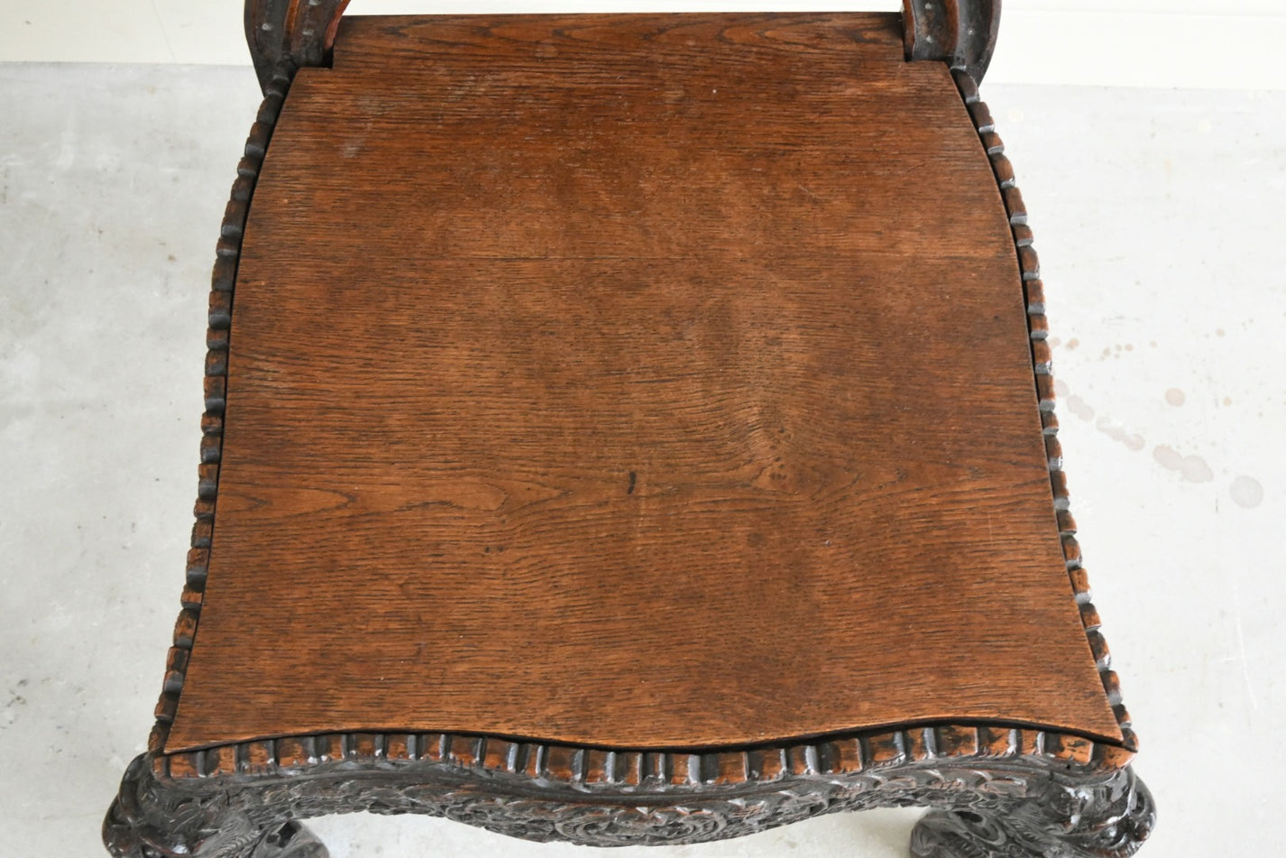 Anglo Indian Carved Padouk Chair – Kernow Furniture