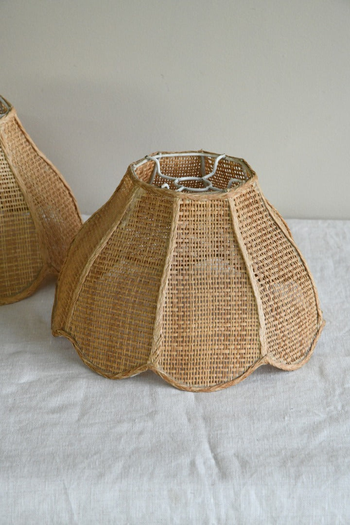Single Rattan Ceiling Lamp Shade – Kernow Furniture