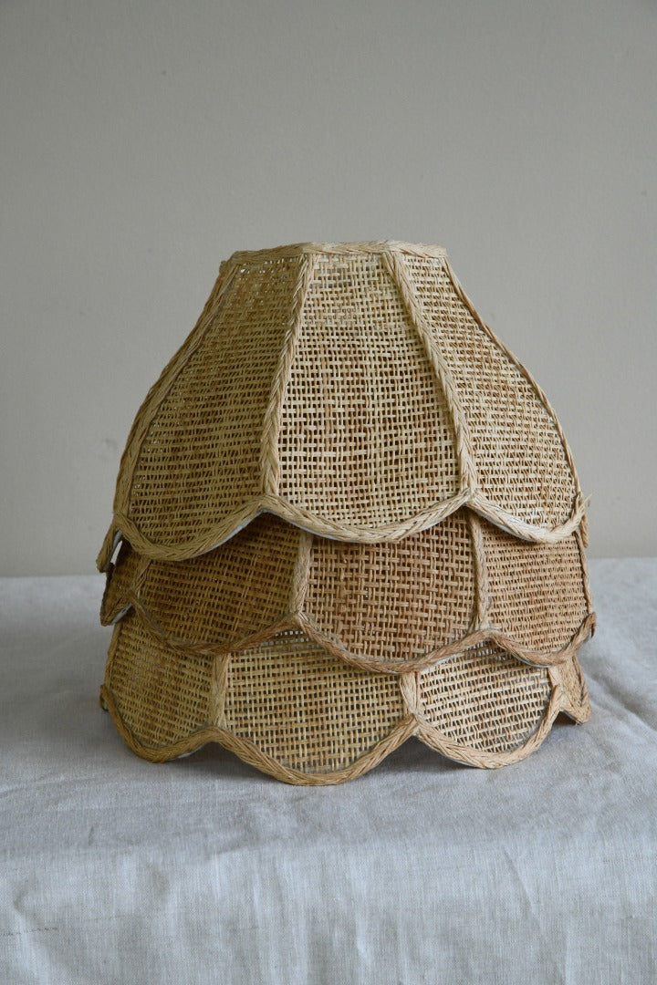 Single Rattan Ceiling Lamp Shade – Kernow Furniture