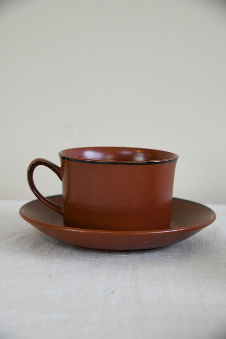 6 Royal Worcester Crown Ware Large Cups and Saucers – Kernow Furniture