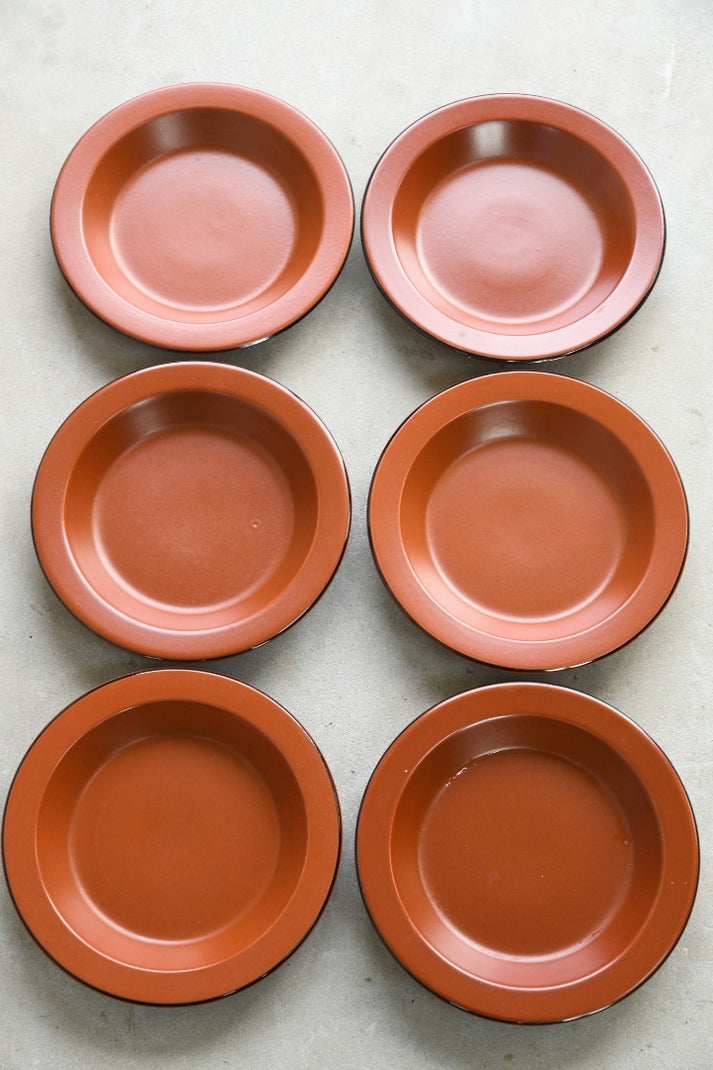 6 Royal Worcester Crown Ware Shallow Bowls – Kernow Furniture