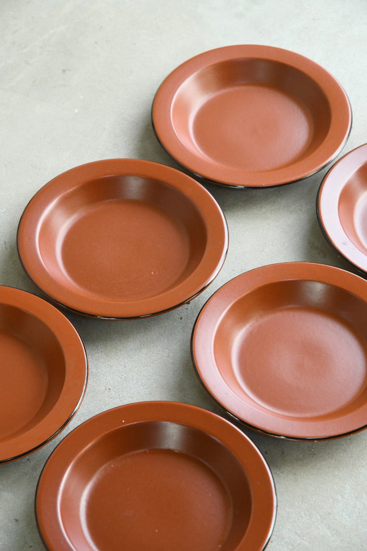 6 Royal Worcester Crown Ware Shallow Bowls – Kernow Furniture
