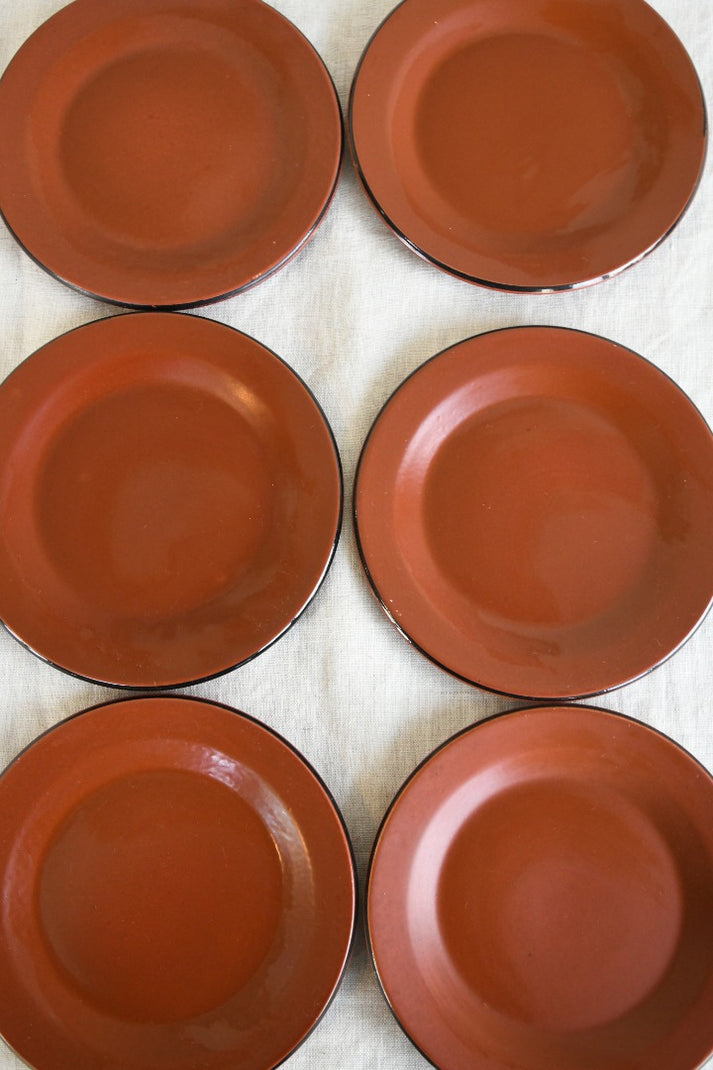 6 Royal Worcester Crown Ware Bread Plates – Kernow Furniture