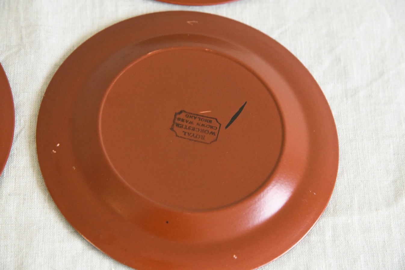6 Royal Worcester Crown Ware Bread Plates – Kernow Furniture