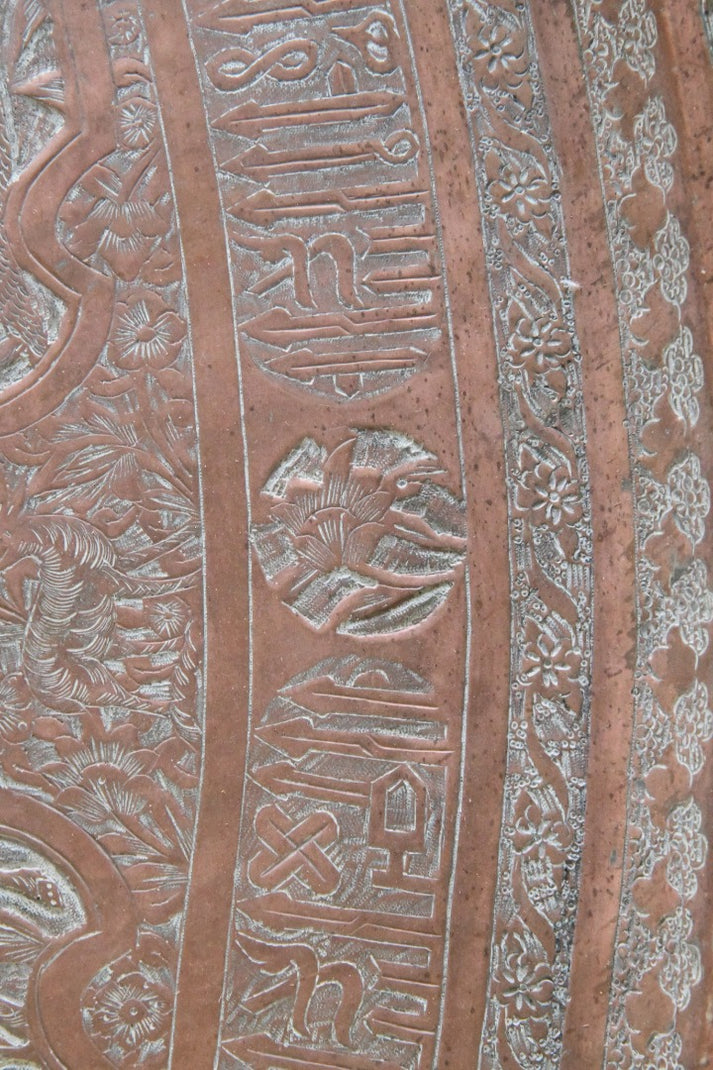 Large Oval Eastern Copper Tray Table – Kernow Furniture