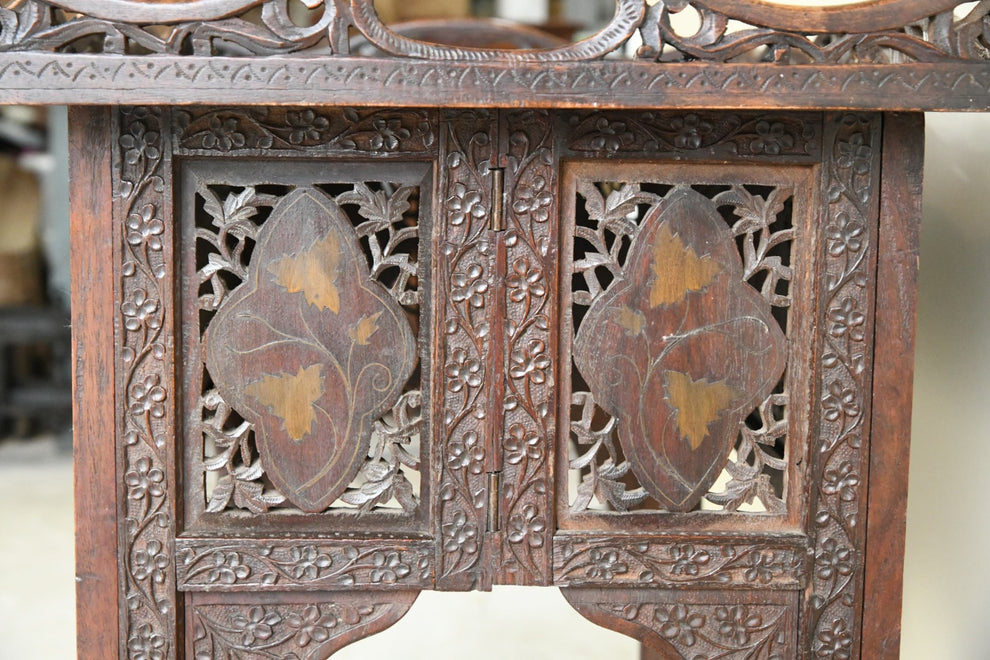 Carved Indian Tray Table – Kernow Furniture