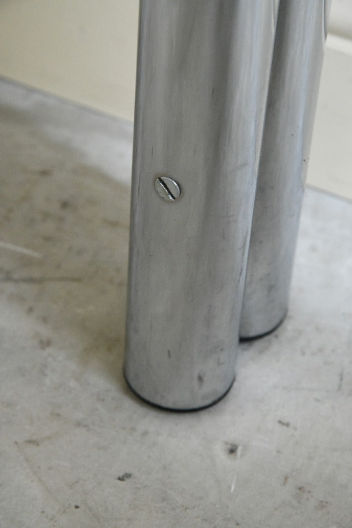 Pieff Kadia Chrome & Smoked Glass Dining Table – Kernow Furniture