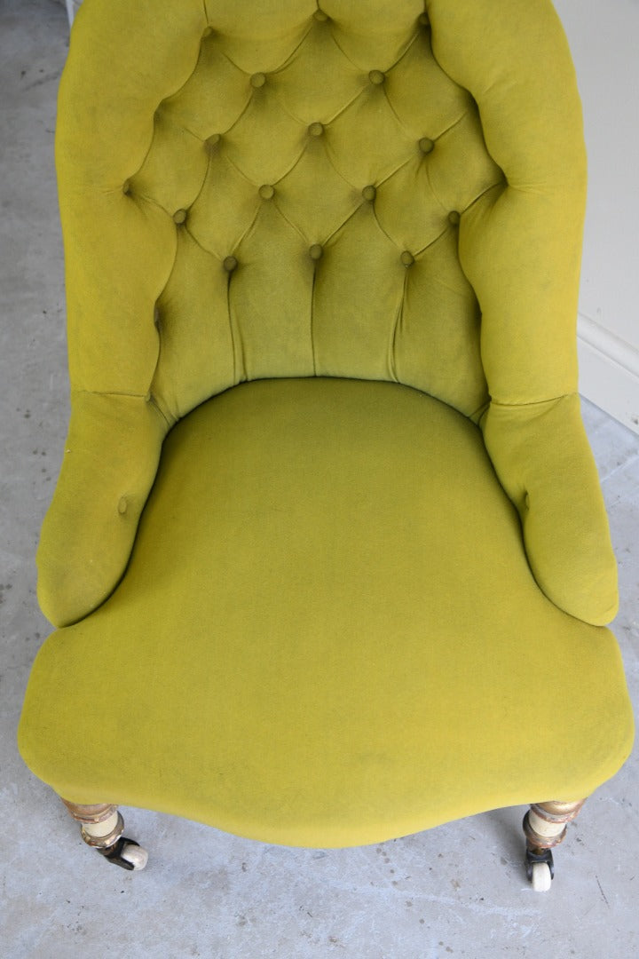 Antique Button Back Chair – Kernow Furniture