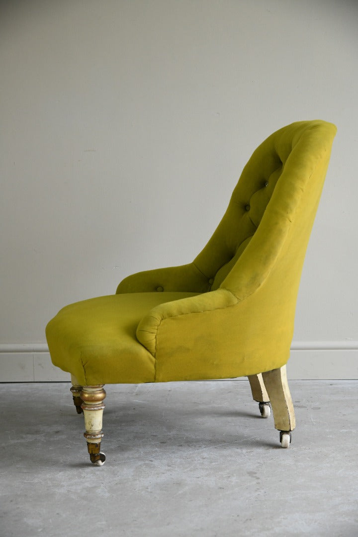 Antique Button Back Chair – Kernow Furniture