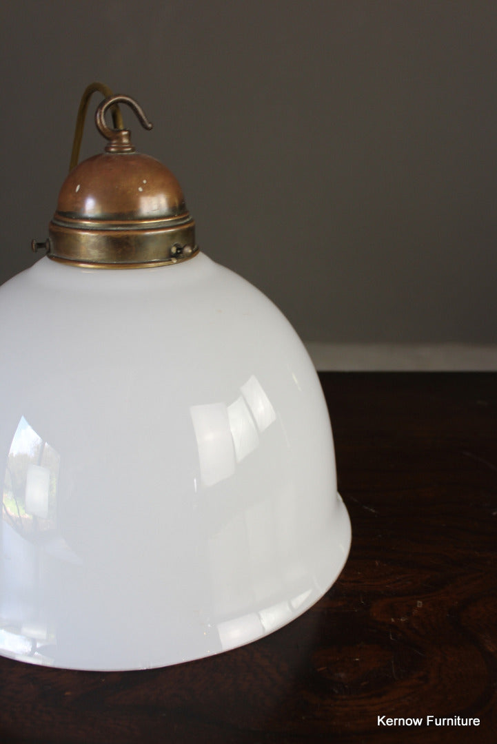 Large Opaline Ceiling Light – Kernow Furniture