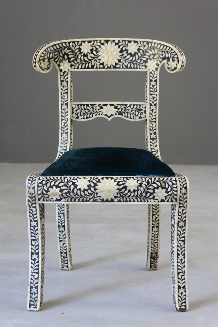 Single Anglo Indian Bone Inlay Chair – Kernow Furniture