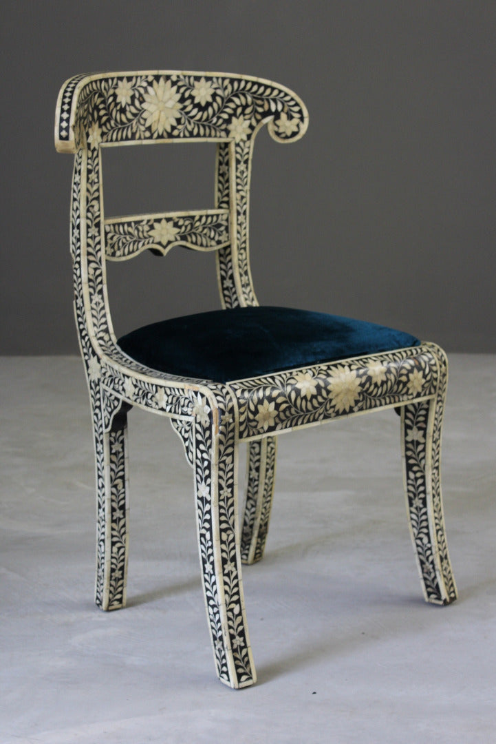 Single Anglo Indian Bone Inlay Chair – Kernow Furniture
