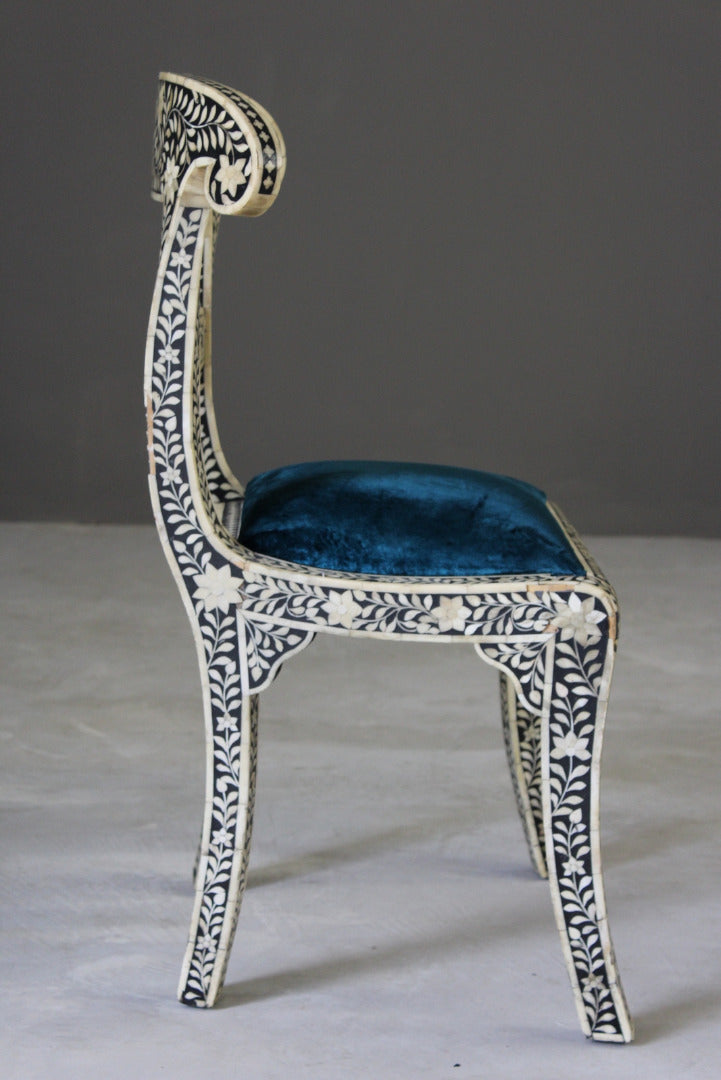 Single Anglo Indian Bone Inlay Chair – Kernow Furniture