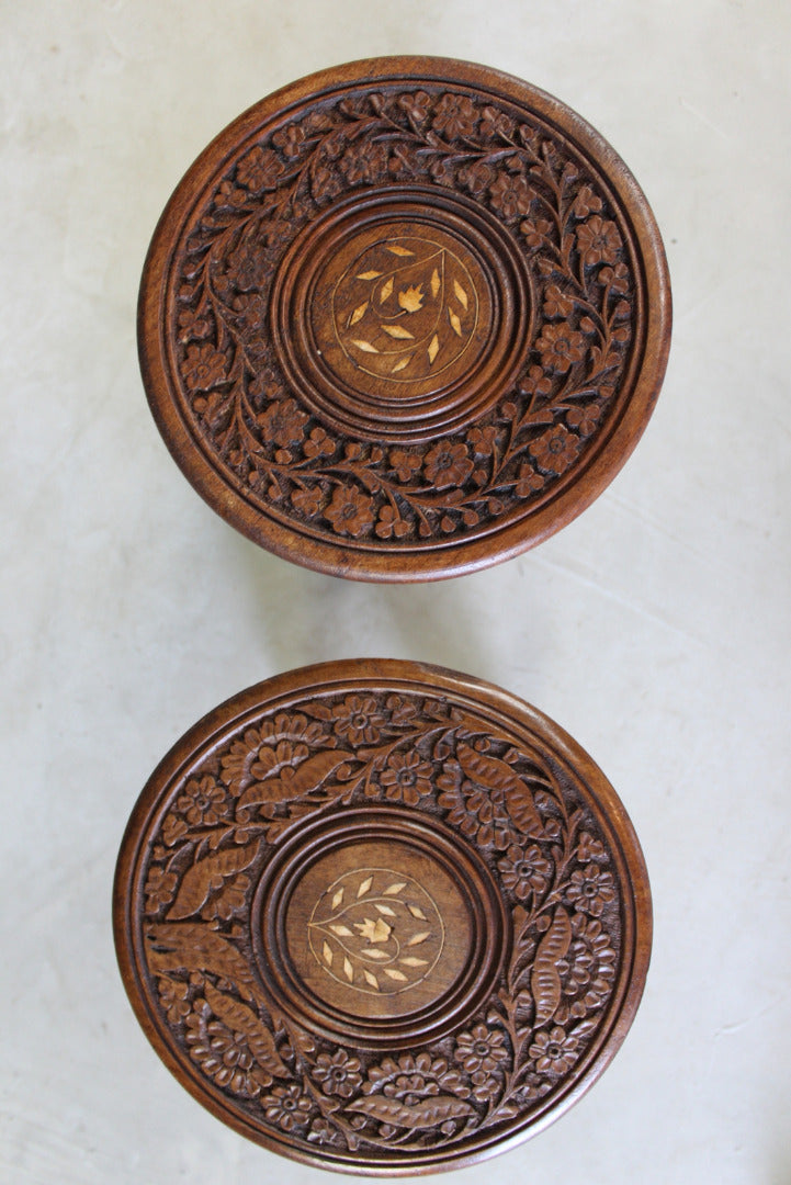 Pair Small Eastern Tables – Kernow Furniture