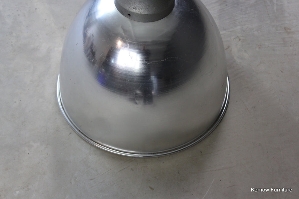 Large Industrial Aluminium Pendant Light – Kernow Furniture