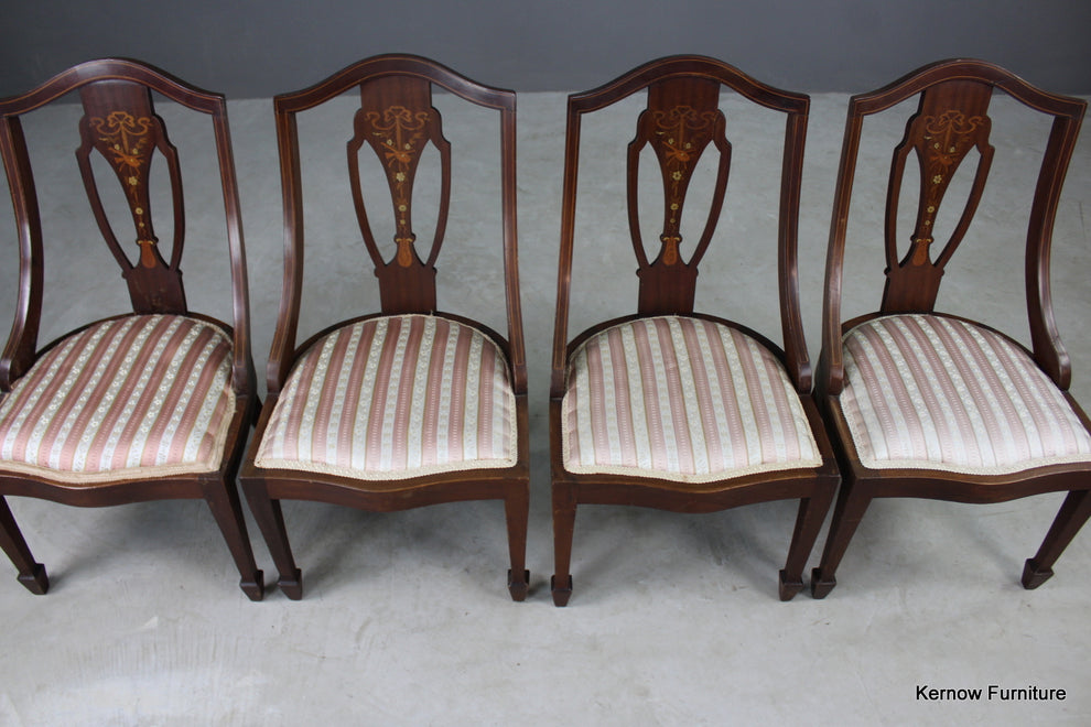 Set 4 Antique Parlour Chairs – Kernow Furniture