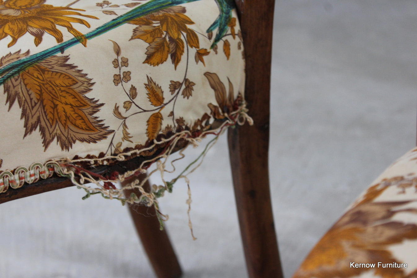 Pair French Balloon Back Dining Chairs – Kernow Furniture