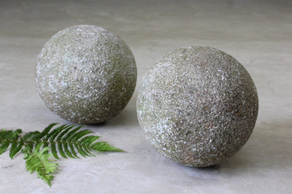 Pair Large Granite Balls – Kernow Furniture
