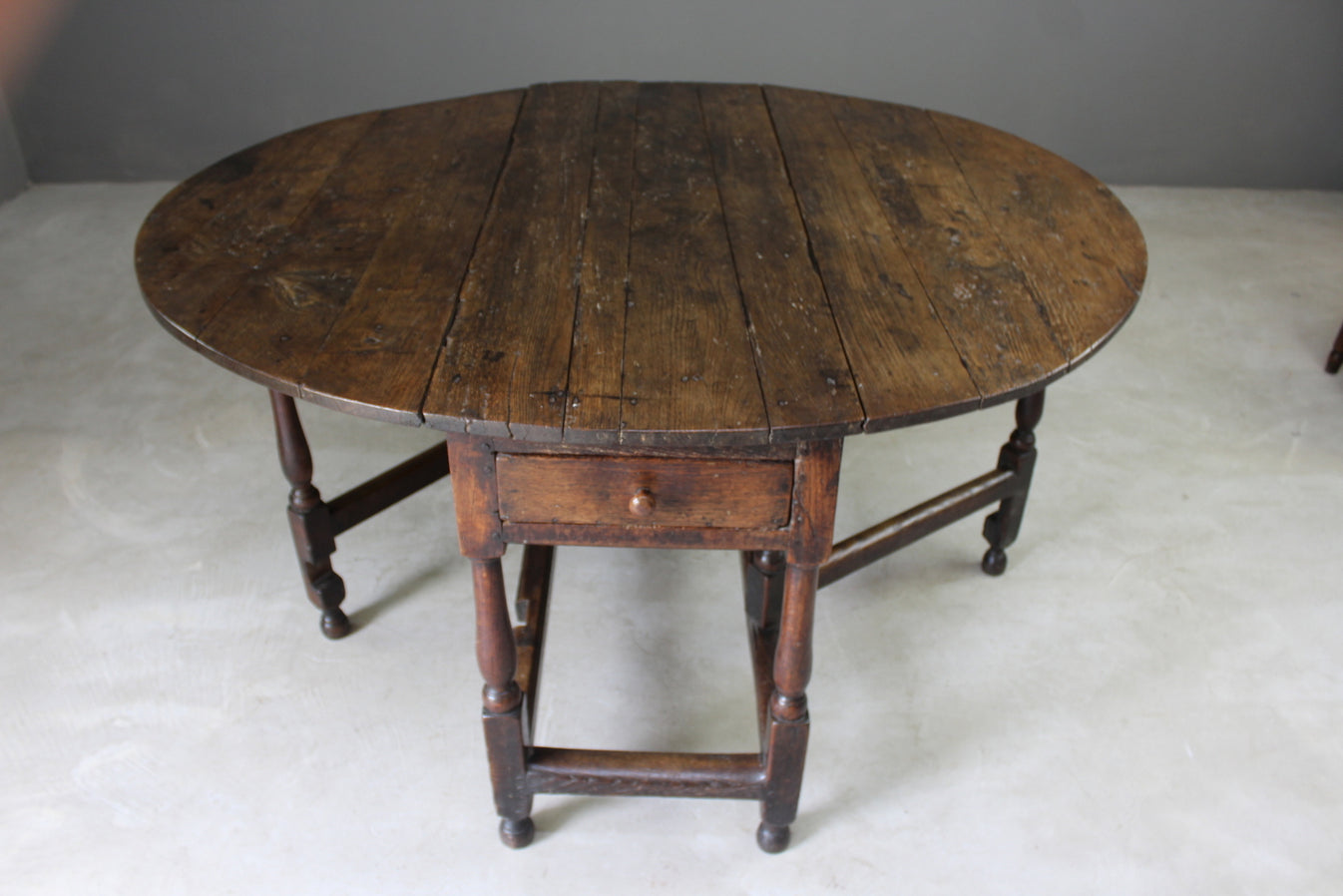 17th Century Antique Oak Gate Leg Table – Kernow Furniture
