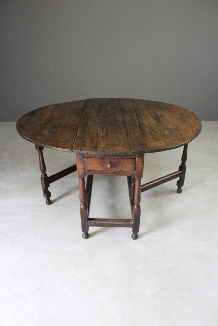 17th Century Antique Oak Gate Leg Table – Kernow Furniture