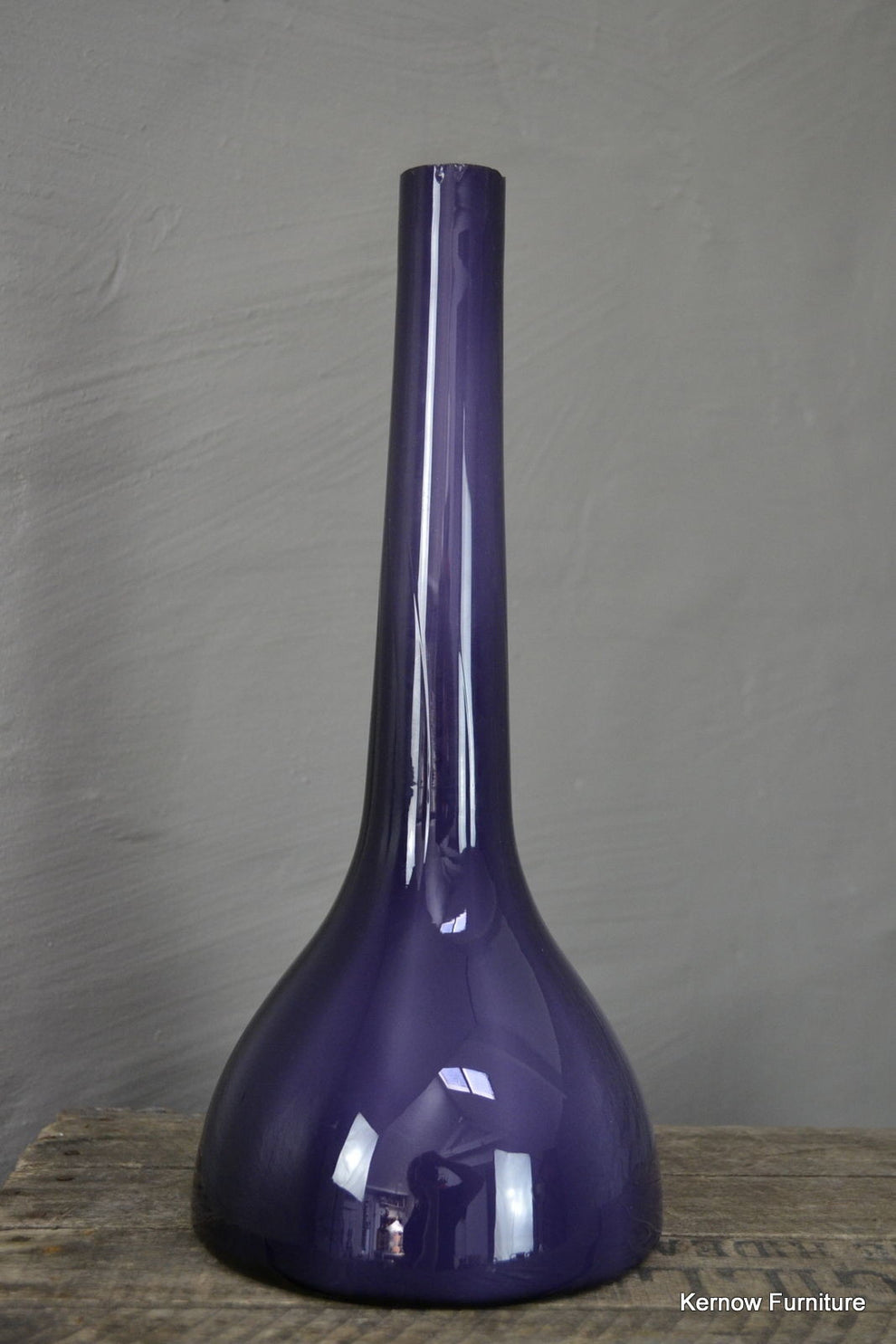 Retro Kastrup Purple Glass Lamp Base Lighting Home Decor – Kernow Furniture