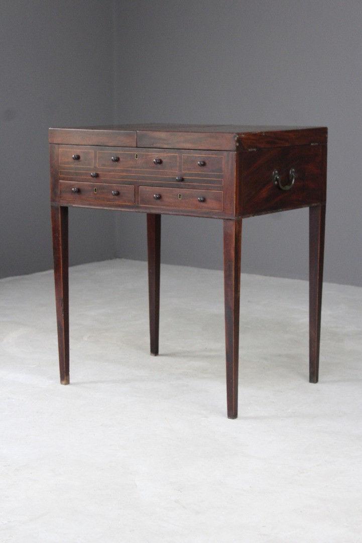 Georgian Mahogany Dressing Table – Kernow Furniture