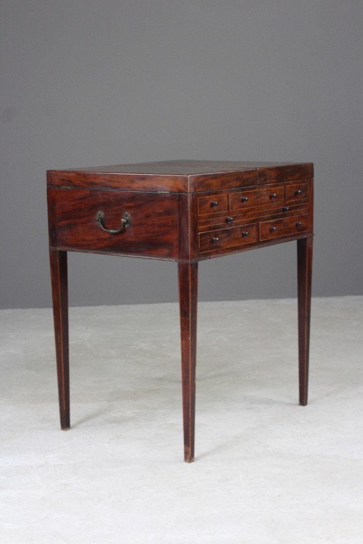 Georgian Mahogany Dressing Table – Kernow Furniture