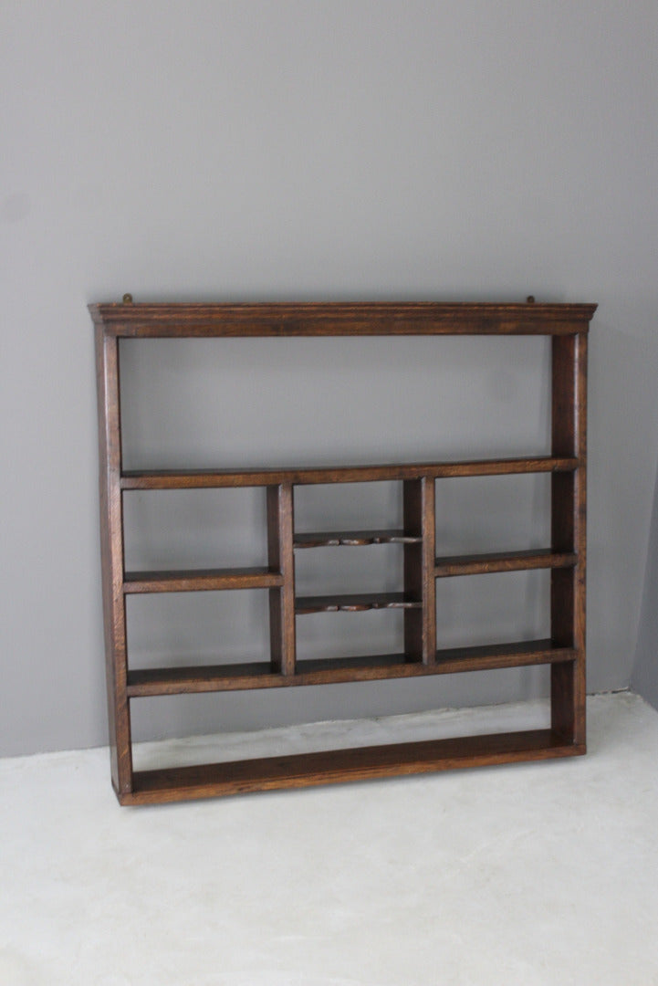Antique Oak Plate Rack – Kernow Furniture