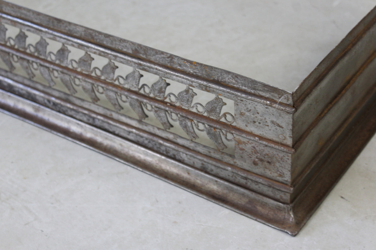 Pierced Steel Fire Fender – Kernow Furniture