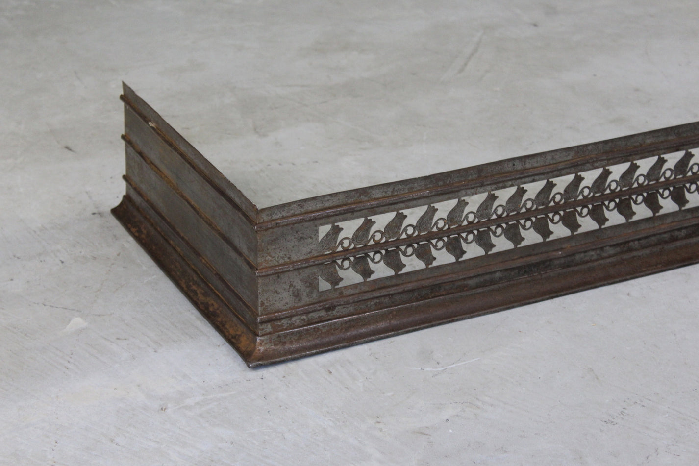 Pierced Steel Fire Fender – Kernow Furniture