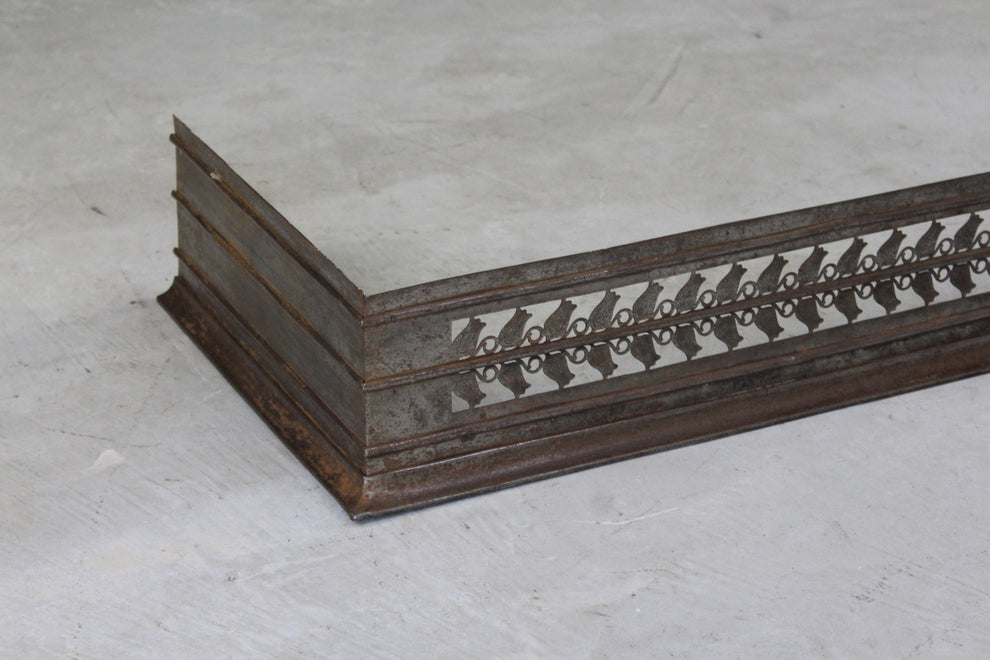 Pierced Steel Fire Fender – Kernow Furniture